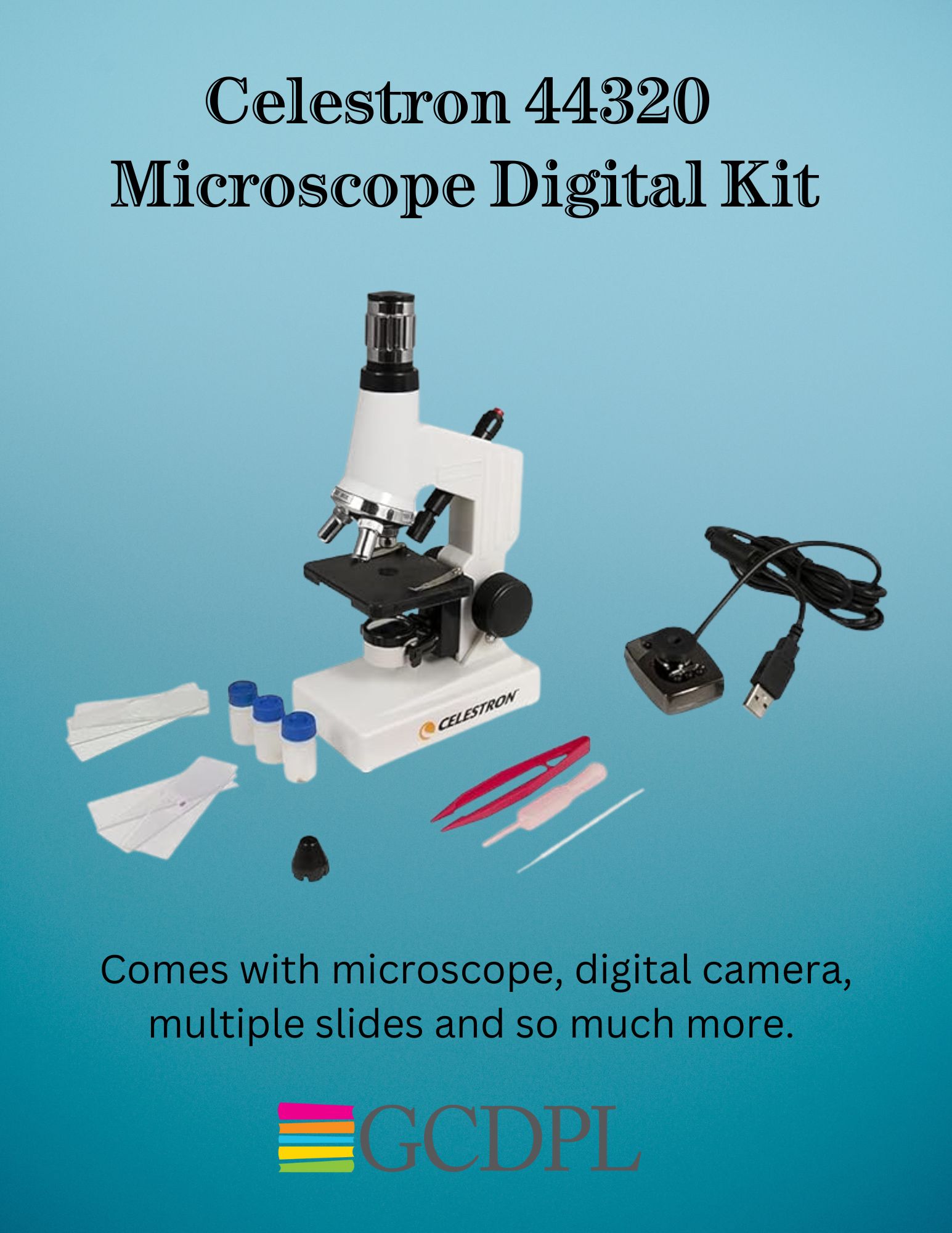 Celestron Microscope Kit | Guernsey County District Public Library